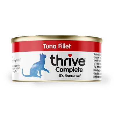 Thrive Complete Cat Canned Food - 100% Tuna Fillet 75g – PetShack.hk