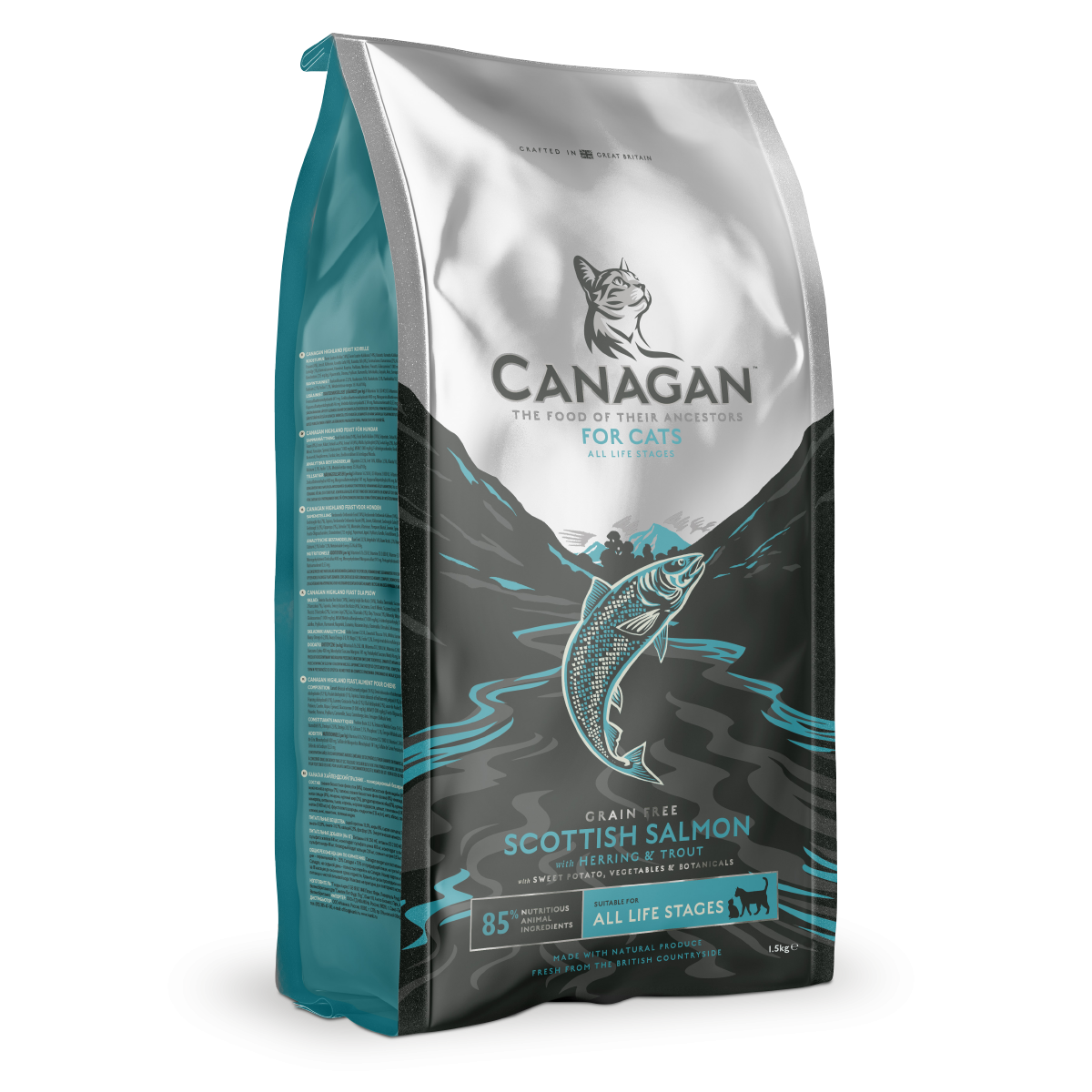 Canagan Cat Food - Grain Free - Scottish Salmon 4kg | Pet food ...