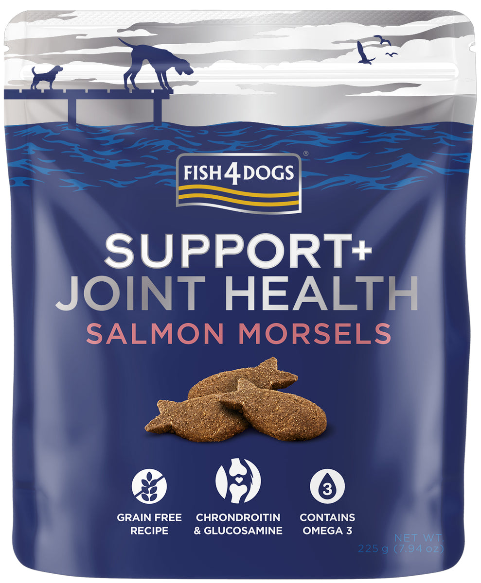 Fish4Dogs Treats - Support + Joint Health - Salmon Morsels (225g ...